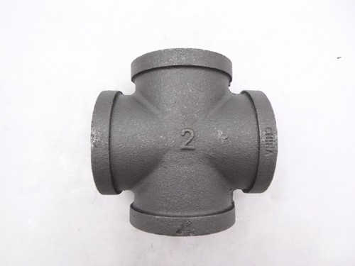 Malleable Cross 33X 1020C 2" 4-Way Tee Fitting Pipe NPT Threaded ...