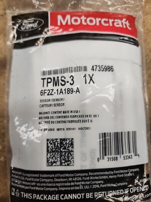 Motorcraft TPMS Sensor And Rim Band | eBay
