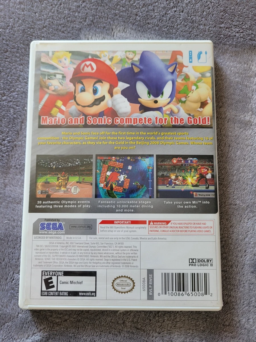 Mario Sonic Wii