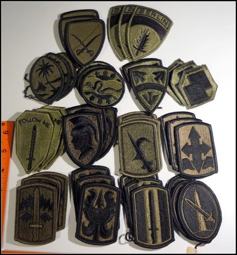 Military Patches Dealer Lot of 14 Sets of 3 (42) Army Subdude New OS # ...
