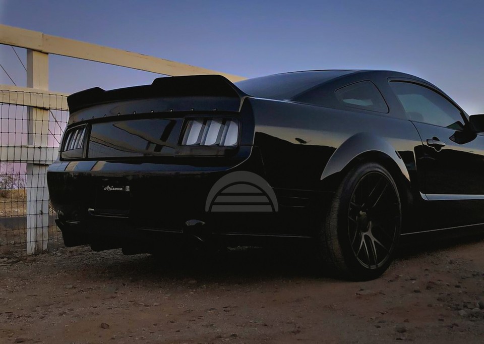 Ducktail spoiler for Ford Mustang 5 gen S197 2005-2009 Original rear ...