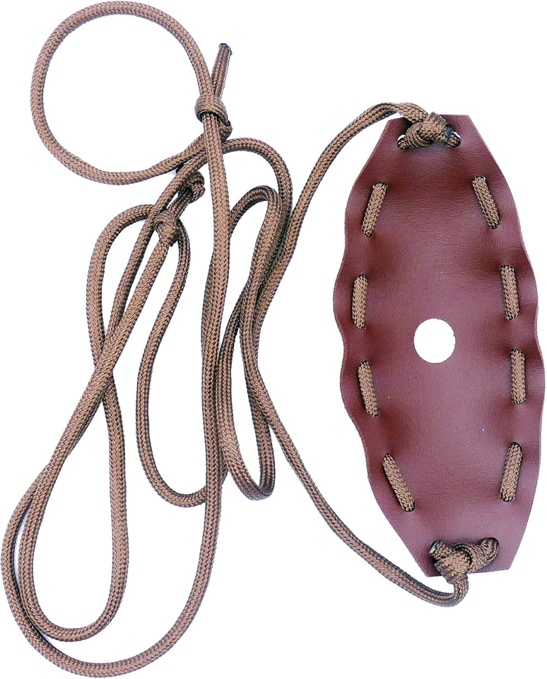 Handmade Leather Throwing Sling Old-Fashioned Slingshot Rock Sling Shot ...