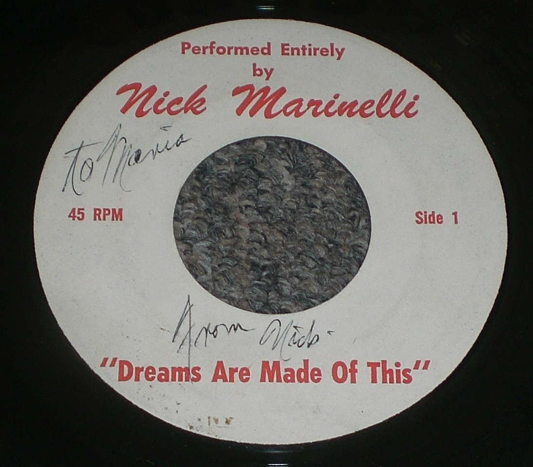 Dreams Are Made Of This Hallelujah Nick Marinelli~SIGNED~RARE Private ...
