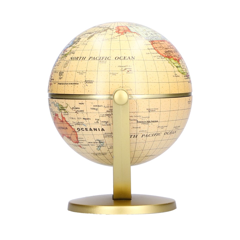 Mini World Map Globe Desktop Rotating Earth Geography Globe English ...