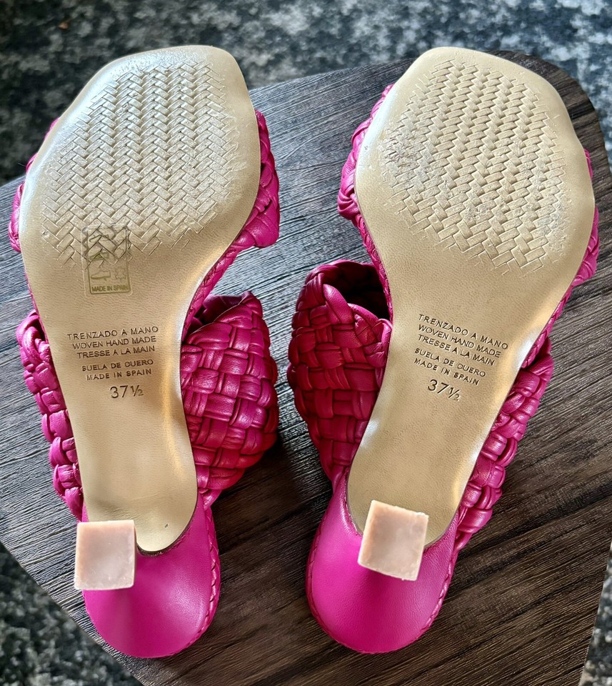 $450 La CANADIENNE PRIMO HI LEATHER SANDAL Made In Spain Floor Model ...