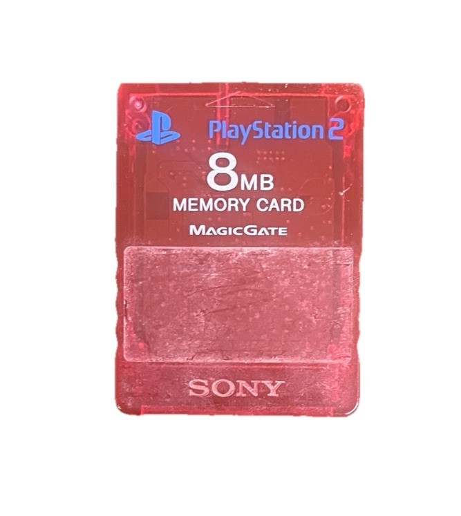 Official Sony PlayStation 2 PS2 Red Memory Card 8MB | eBay