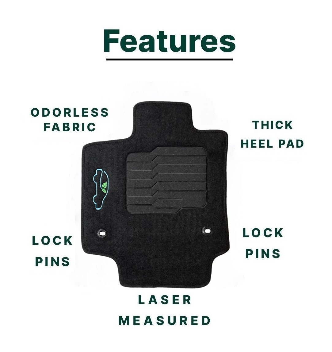 Carpet Floor Mats for 2019 to 2024 Toyota Rav4 Front and Rear Rav-4 ...