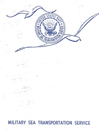 USNS GAFFEY Breakfast Menu Oct 1963 Military Sea Transportation Service ...
