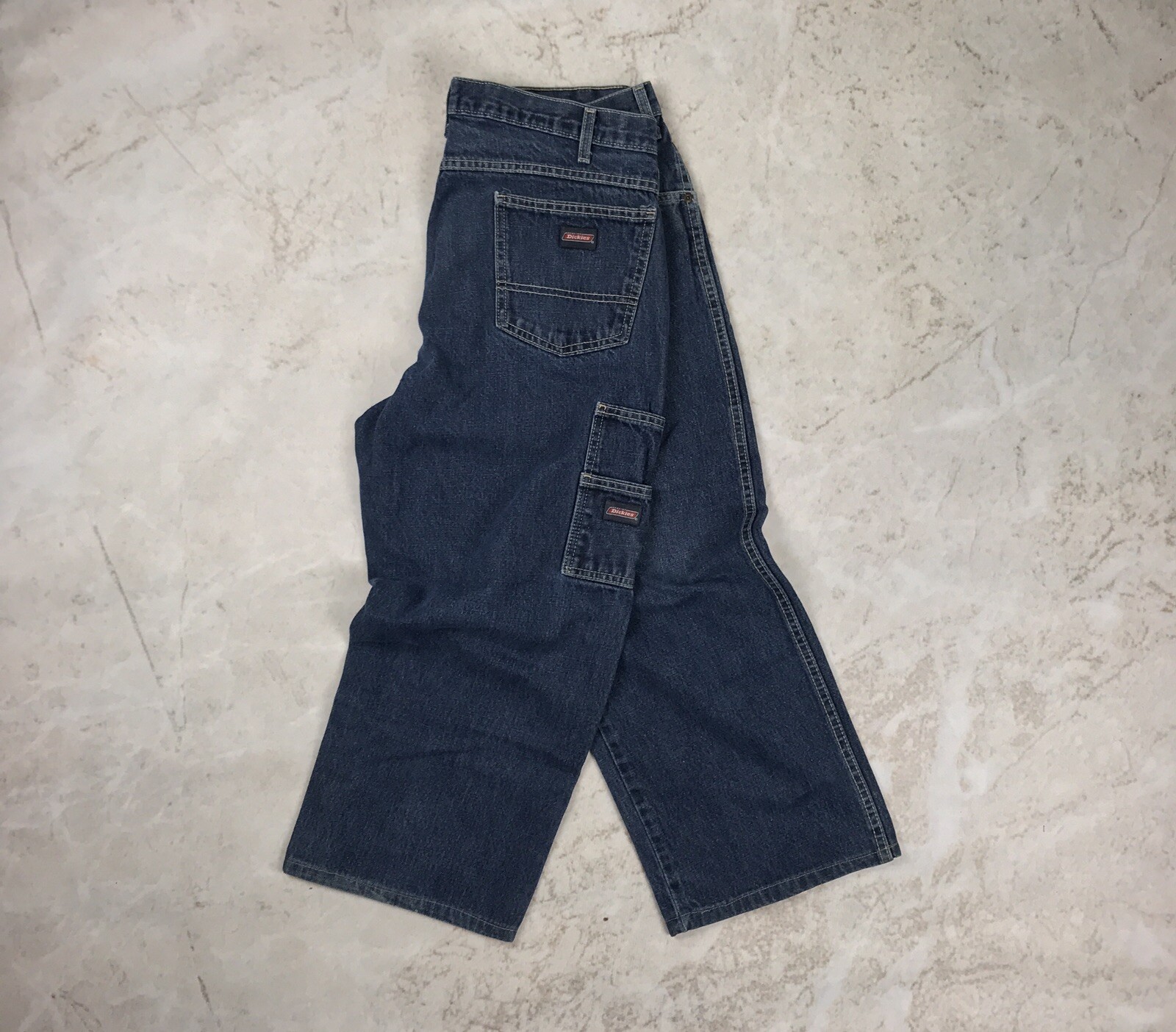 Vintage Dickies OG Rap Denim Cargo Pants Jeans - Gem