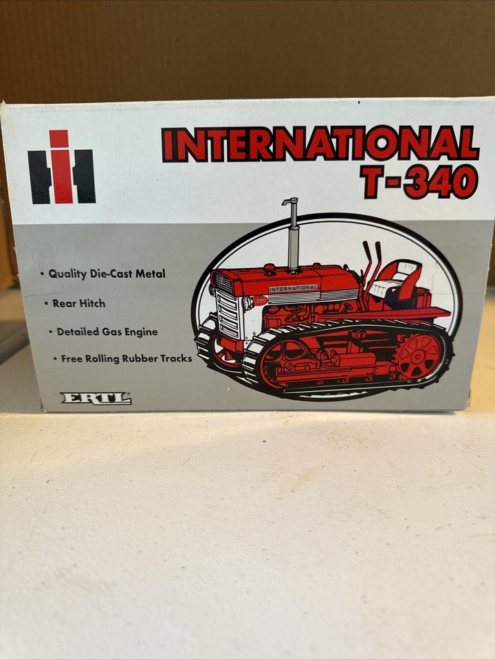 Vintage Ertl 4734 International Harvester T340 Crawler Tractor DieCast ...