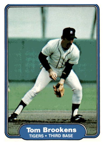 1982 Fleer Tom Brookens 263 | eBay