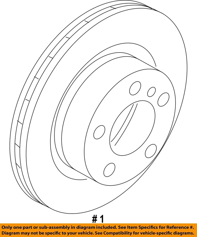 BMW OEM 12-21 228i xDrive Front Suspension Brake Components-Rotor ...