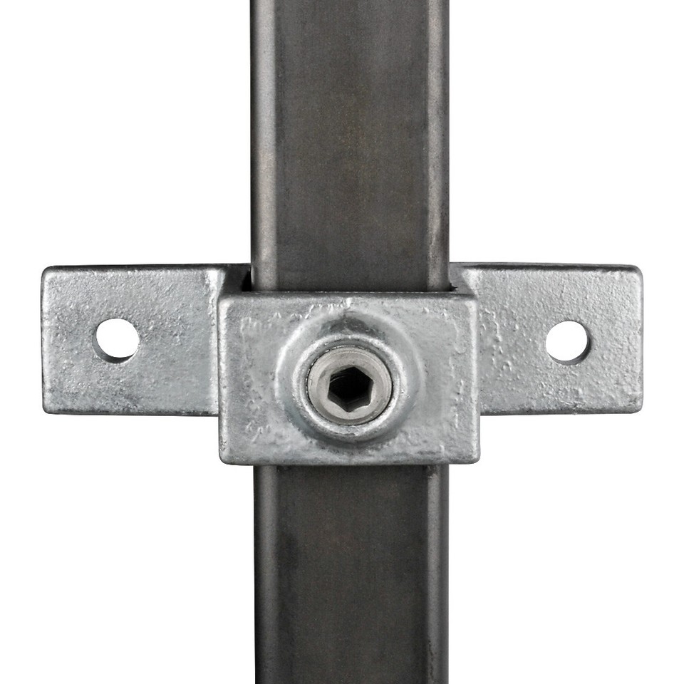 Industrial Handrail Galvanised Mild Steel Square Key Clamp Fittings Box ...