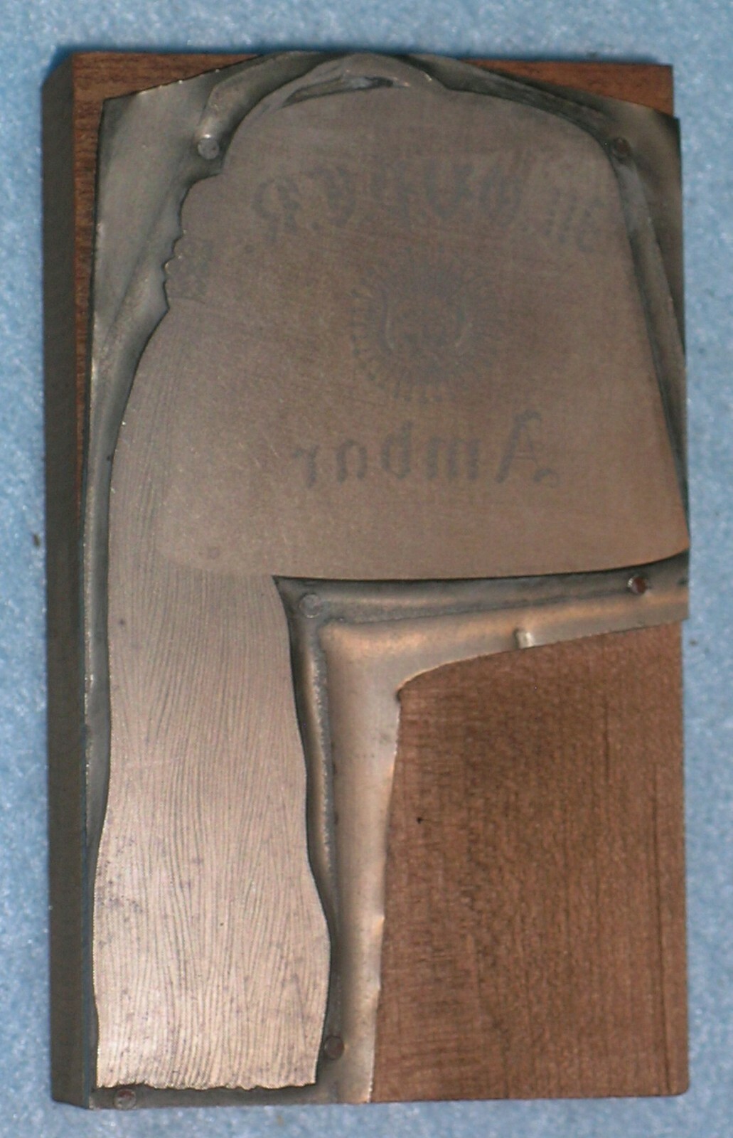 Antique MOVPER GROTTO AMDAR FEZ Zinc Printing Block * PB147 Mystic ...