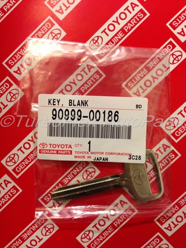 Toyota Metal NON-Transponder Blank Key Genuine OEM 90999-00186 | eBay