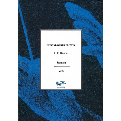 Novello Samson (Viola Part) Composed by George Frederic Handel | eBay