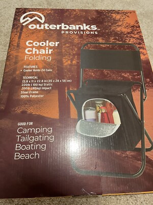Outerbanks Provisions Cooler Chair Ice Chest Camping Sports Events ...