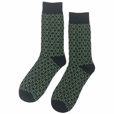 NWT Radioactive Shape Dress Socks Novelty Men 8-12 Multicolor Crazy Fun ...