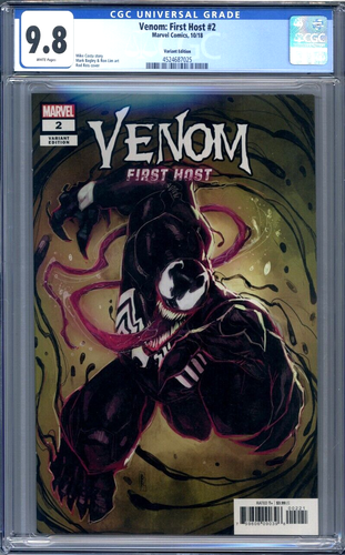Venom: First Host #2 Variant Edition CGC 9.8 Marvel Comics 2018 1st ...