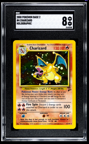 2000 Pokemon Base Set 2 Charizard Holo, SGC 8 | eBay
