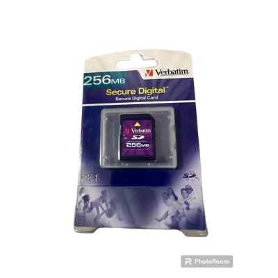 Verbatim Secure Digital Card 256mb/SD card New | eBay