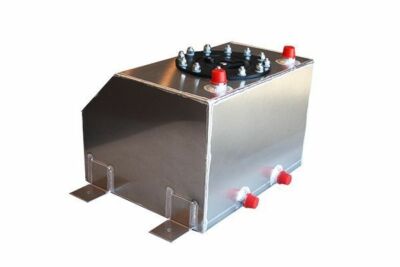 RRC - 4 Gallon Aluminum Fuel Cell Gas Tank With Mounting Tabs & AN ...
