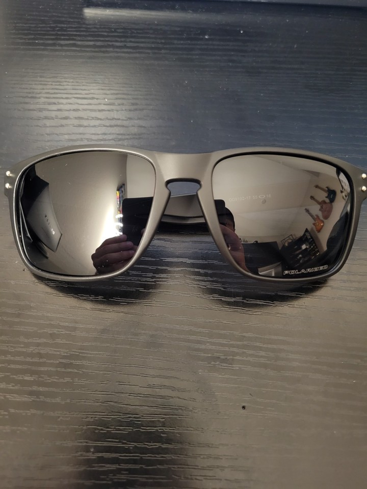 ⭐️NEW AUTHENTIC Oakley 009102-17 55 Holbrook Polarized Sunglasses | eBay