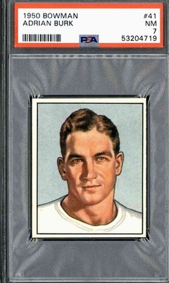 1950 Bowman #41 Adrian Burk - PSA 7 | eBay