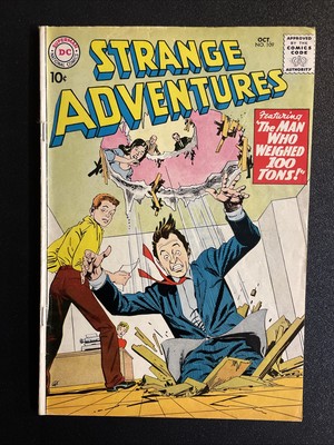 STRANGE ADVENTURES #109 Comic Book SIVLER AGE 1959 DC Sci-Fi 10 Cent | eBay