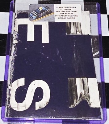 S.V. GISBERGEN RACE USED COMPOSITE 2024 KANSAS #97 SAFETY CULTURE ...