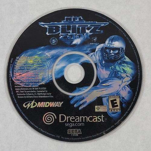 NFL Blitz 2001 - Loose Sega Dreamcast Disc | eBay
