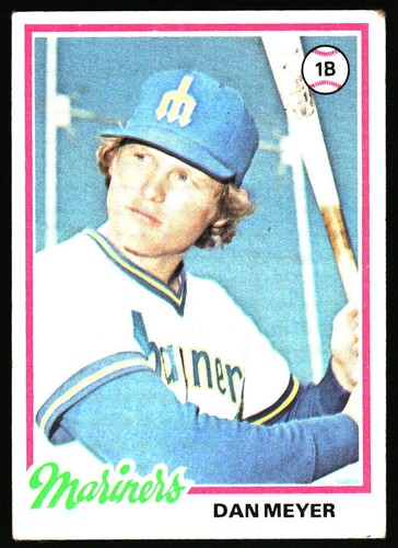 1978 Topps Dan Meyer #57 Seattle Mariners L2 | eBay