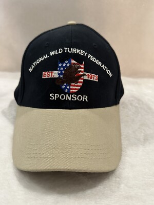 NWTF Hat National Wild Turkey Federation Sponsor Cap Adjustable Strap ...