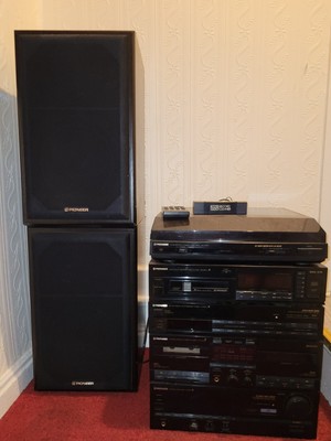 Pioneer Stereo Stack System PL-X240, PD-Z81M, F-X440L, CT-X440W, A-X340 ...