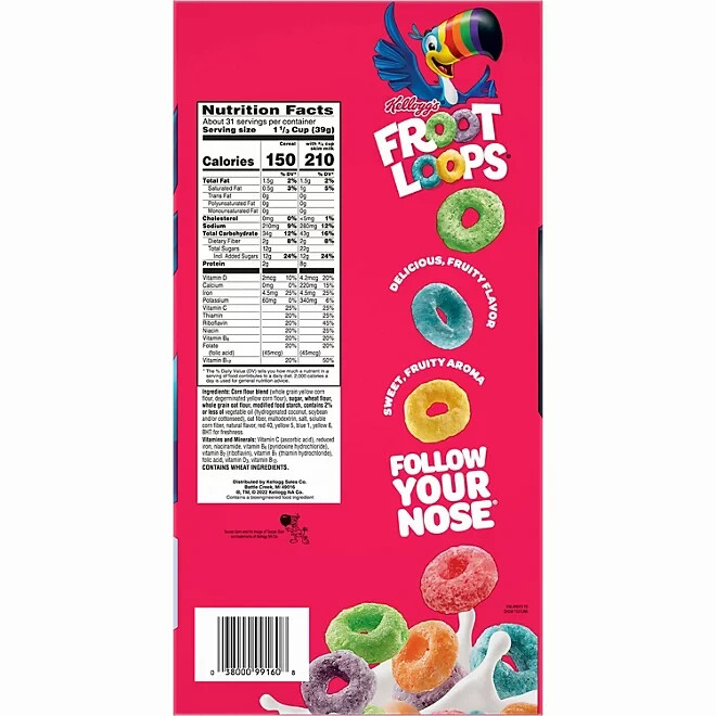 Froot Loops Breakfast Cereal (43.6 oz., 2 pk.) 313057013009| eBay
