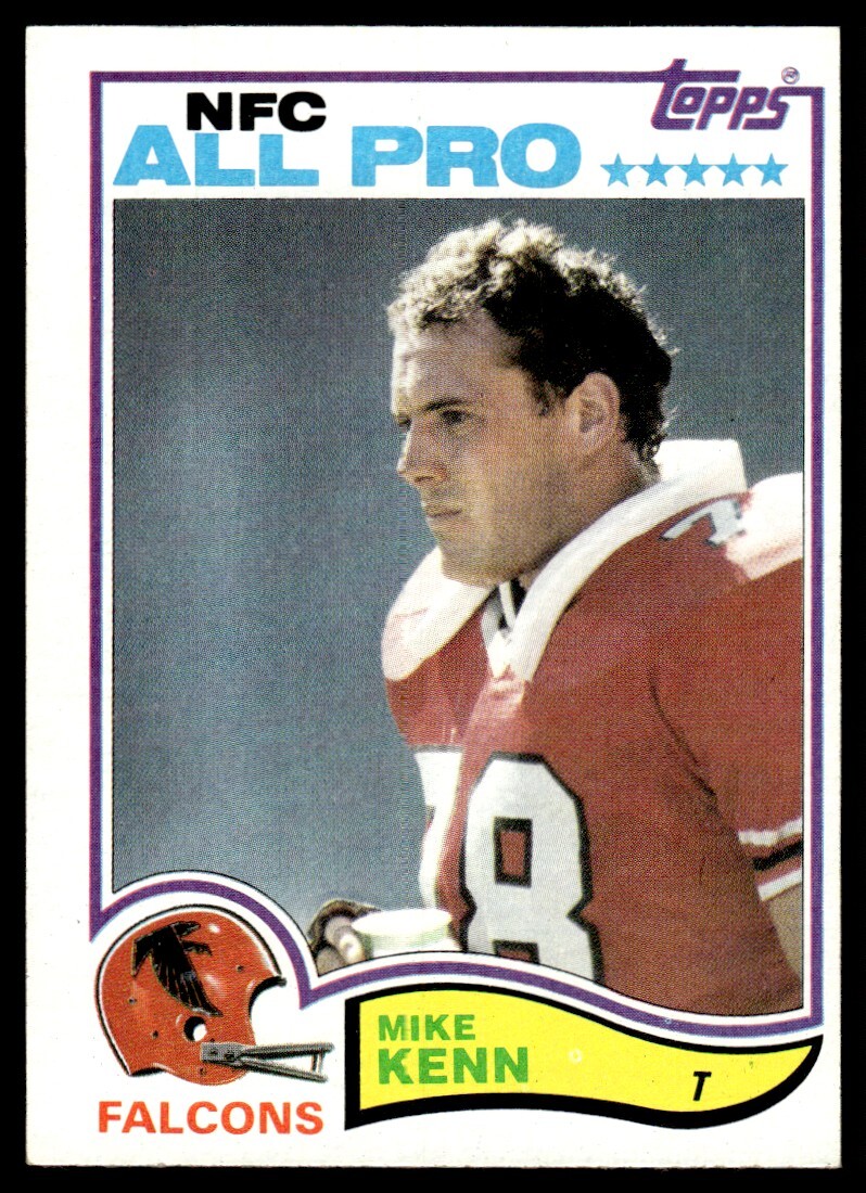 1982 TOPPS MIKE KENN C ATLANTA FALCONS #284 | eBay