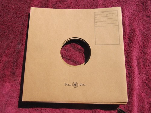 17x Great 12" Disc-O-File RECORD SLEEVES 78 RPM Storage Jazz Blues ...