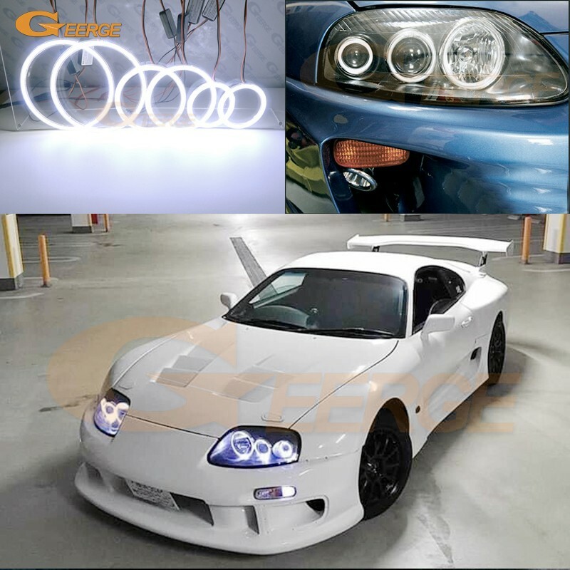 For Toyota Supra MKIV mk4 JZA80 Ultra bright COB Led Angel Eyes kit ...