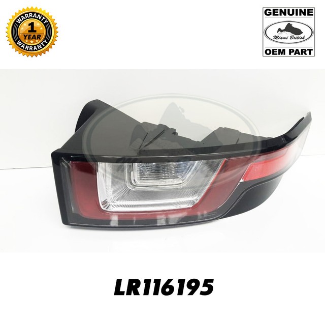 2016 - 2018 Range Rover Evoque Right Rear LED Tail Light Assembly Lamp ...