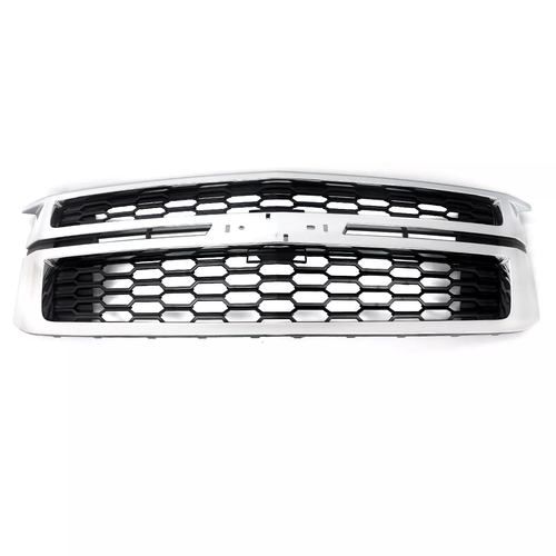 For 2015-2020 Chevrolet Tahoe Suburban Front Upper Grille Chrome&Black ...