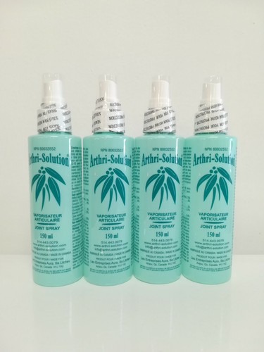 ARTHRI-SOLUTION® (4 bottles) Joint and muscles pain reliever spray. | eBay