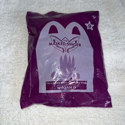 The Masked Singer 2023 McDonald's Happy Meal #9 Who Am I? Sealed ...