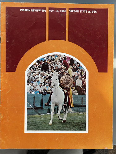 November 16, 1968 Oregon State vs. Southern California (USC) Football ...