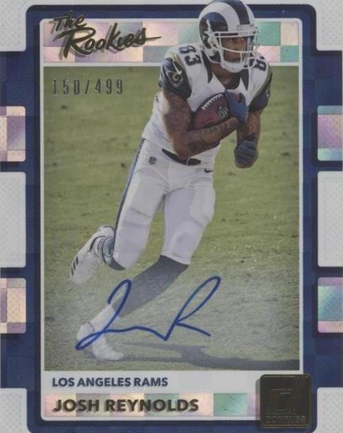 2017 Panini Donruss - The Rookies Josh Reynolds #32 Autographs /499 (AU ...