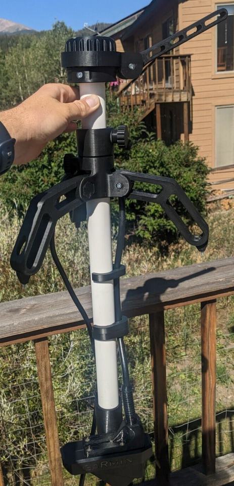 Garmin Live Scope ice fishing transducer pole LVS32 PVC pipe not ...