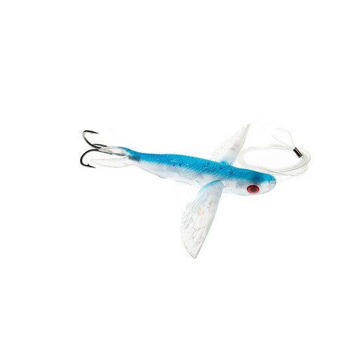 Frenzy Bsf-glr Ballistic Flying Fish 6 Bite Size Rigged Glow Fishing ...