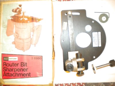Vintage Sears Craftsman Router Bit Sharpener Attachment Model 9-6650 ...