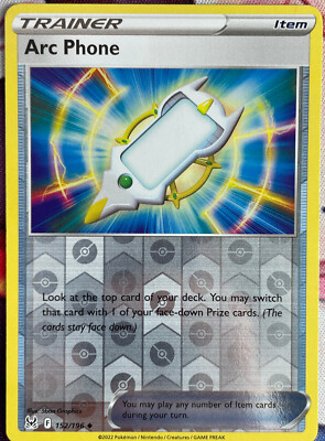 Pokemon TCG - Arc Phone Reverse Holo Item - 152/196 - Lost Origin | eBay