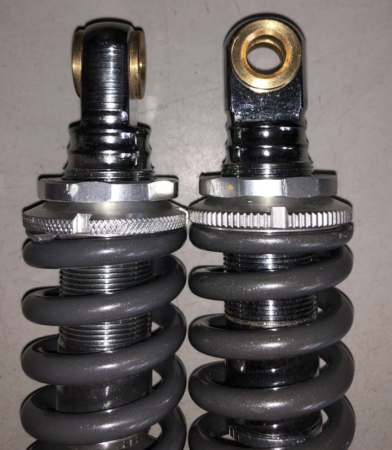 2 UNIVERSAL SHOCKS FOR GO KART MINI BIKE, ATV 5" Inch Eye To Eye 200lb ...