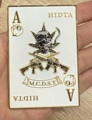 HIDTA DEA M.C.D.S.T. SKULL CHALLENGE COIN | eBay